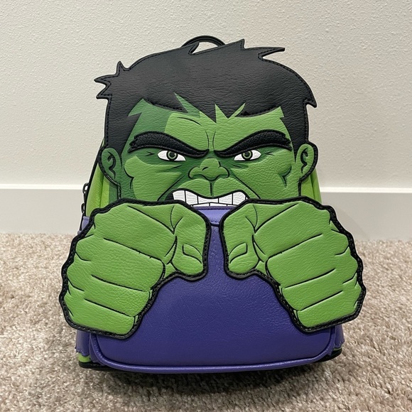 Loungefly | Bags | The Incredible Hulk Smash Marvel Loungefly Backpack ...